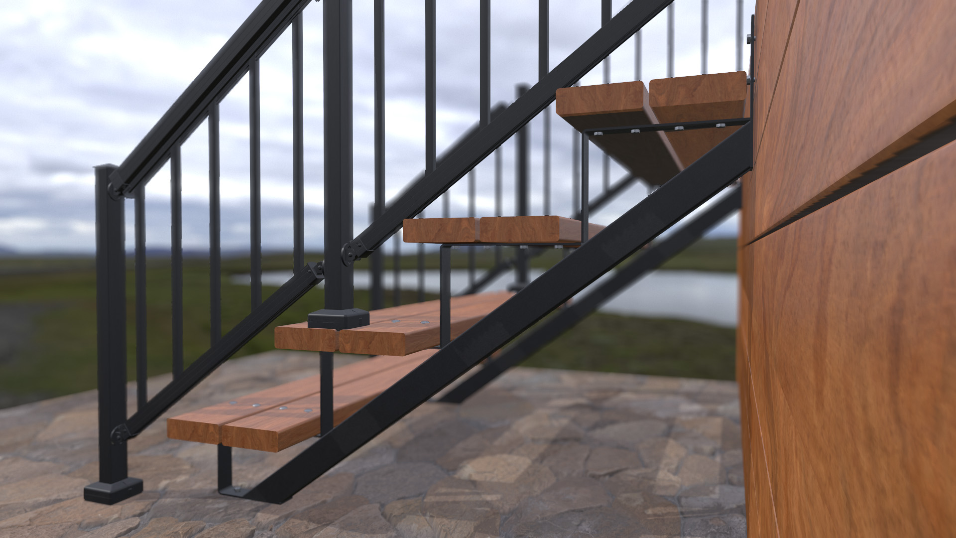 Steel Stair Stringers Peak Products Australia 